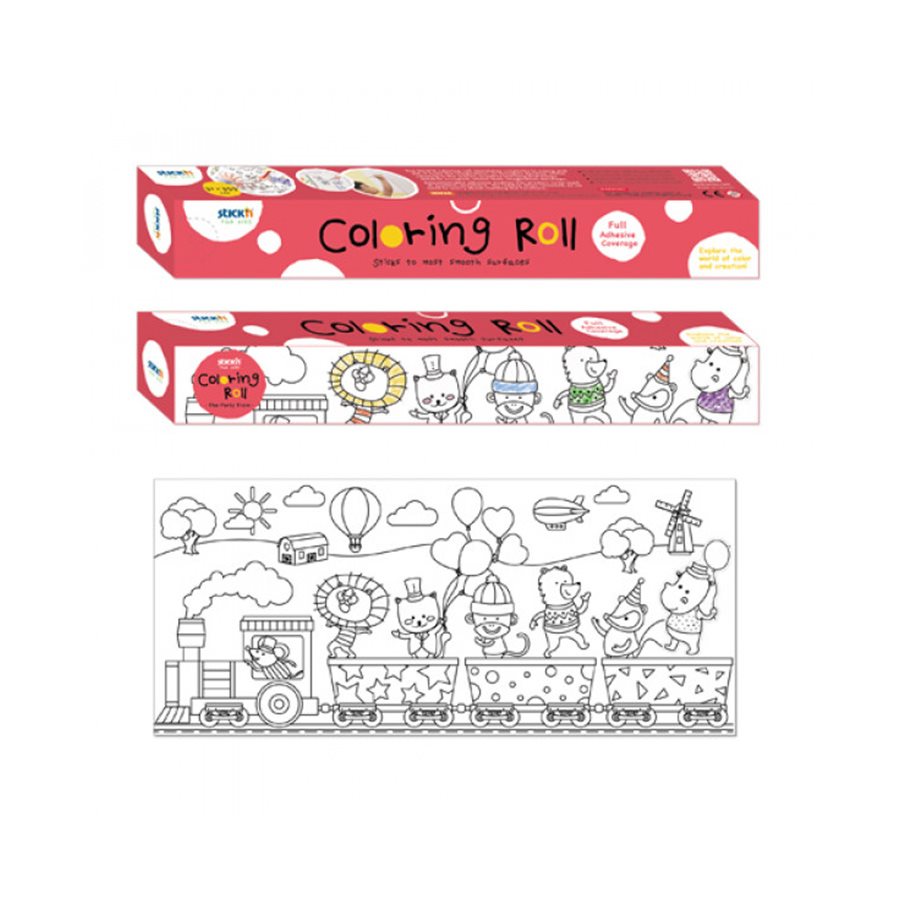 Rouleau de papier à colorier -Train